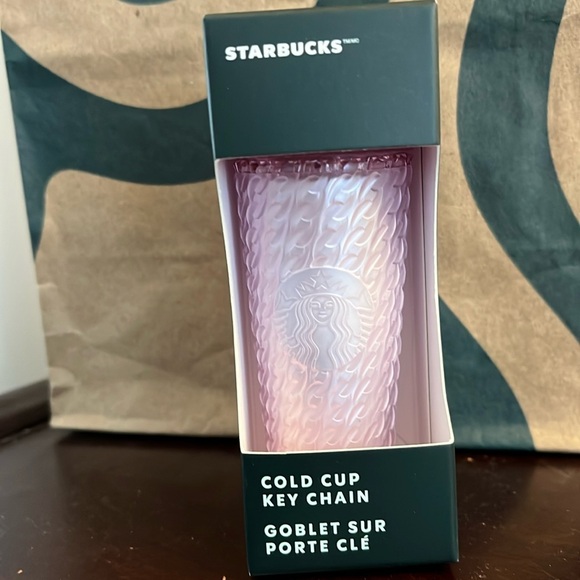 Starbucks | Accessories | Starbucks Pink Cherry Blossom Soft Keychain ...